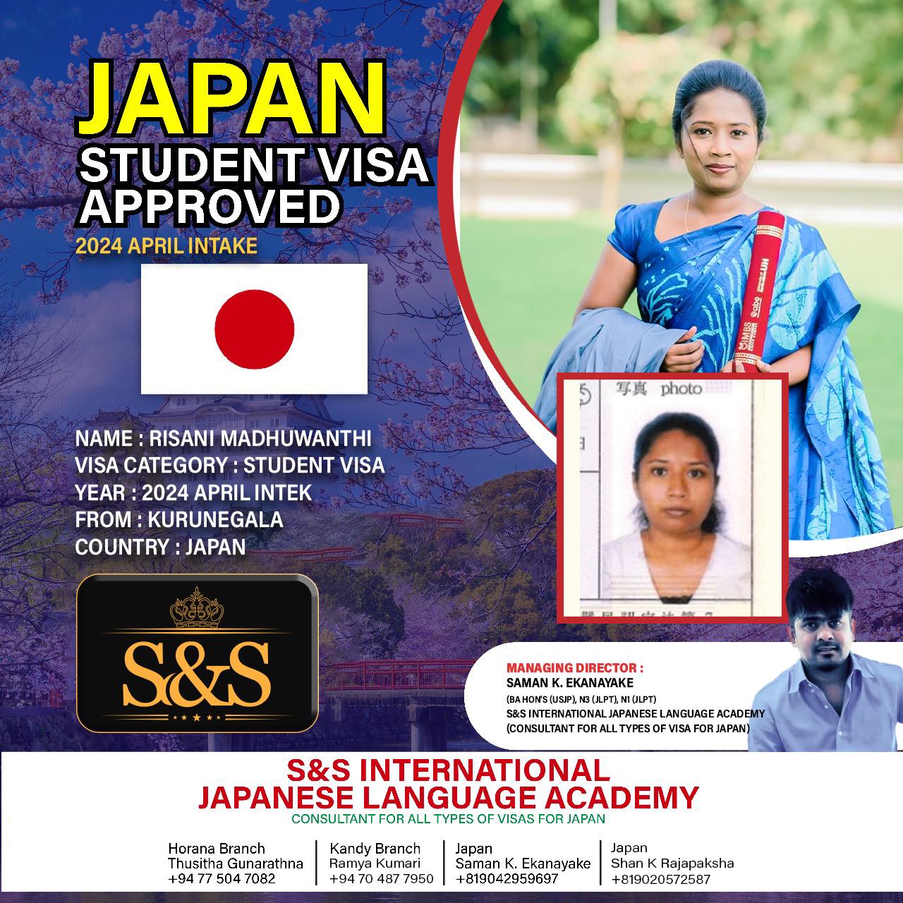 Japanese Visa – S&S LIFE PLUS